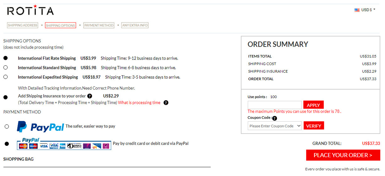 How to Make Order on rotita | rotita.com