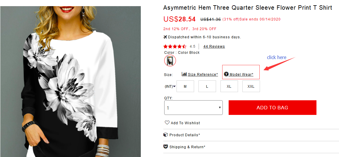 How to Choose Size | Rotita.com